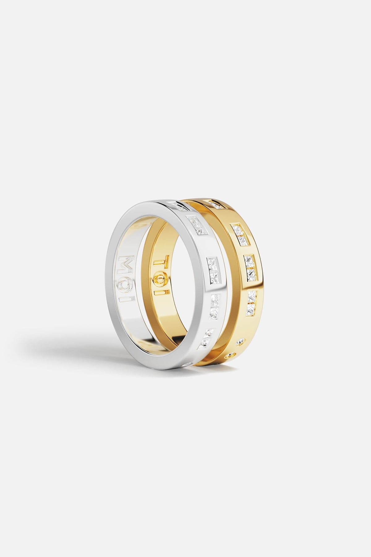 TOI MOI Morse Code Rings | APM Monaco
