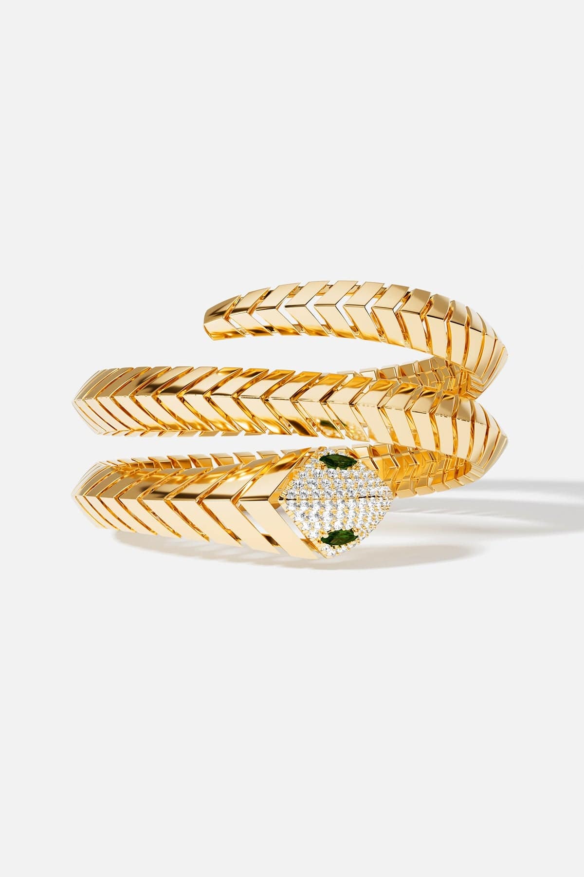 Kaa Double Wrap-Around Bangle | APM Monaco